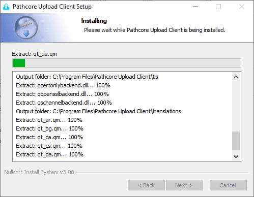 Installation Guide - Pathcore Upload Client